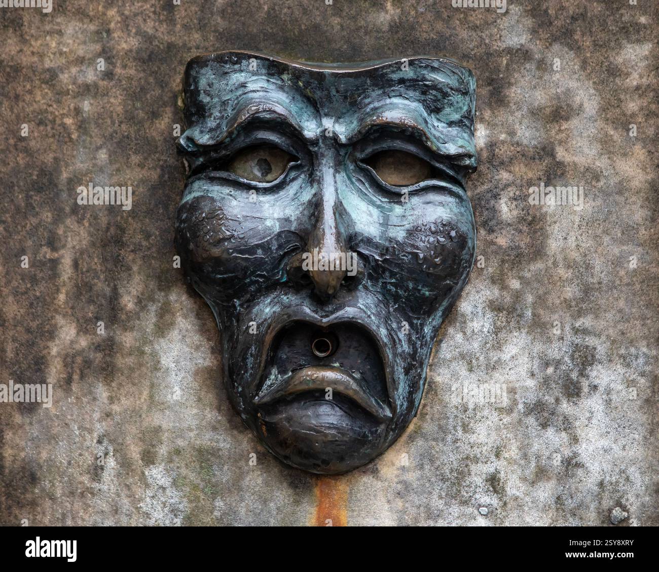 Edinburgh, Scotland - February 18th 2023: Close-up of a detail of the ...