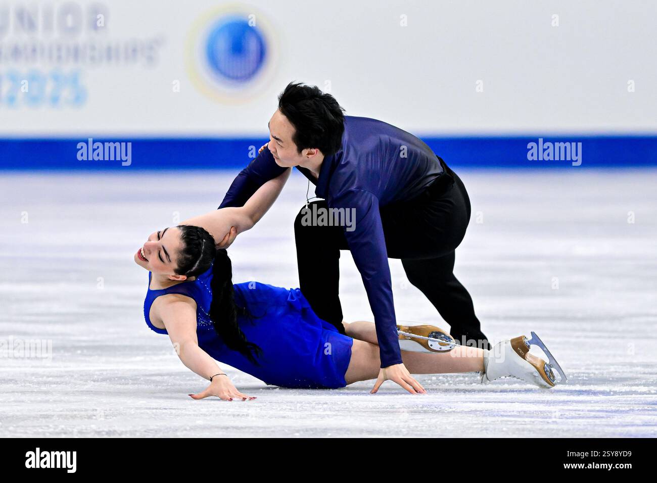 Irmak YUCEL & Danil PAK (TUR), during Junior Ice Dance Free Dance, at the ISU World Junior ...