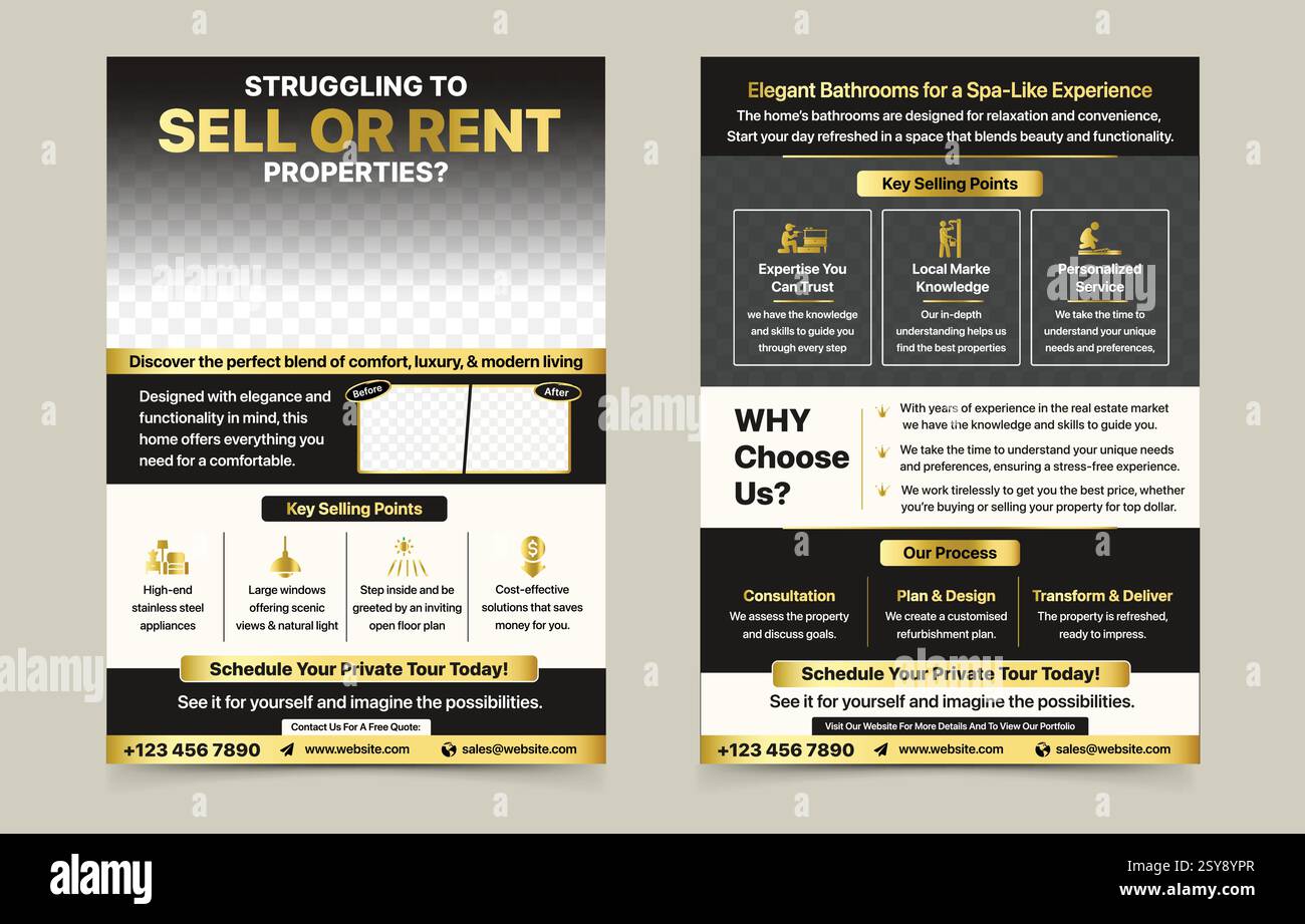 Property advertising flyer hi-res stock photography and images - Alamy