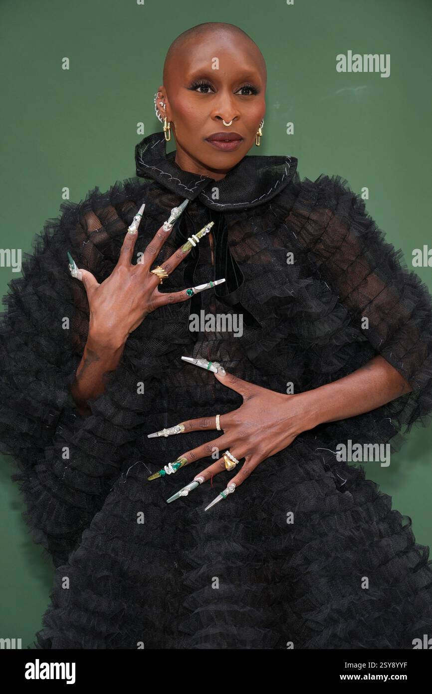 Cynthia Erivo arrives at the Essence Black Women in Hollywood Awards on ...