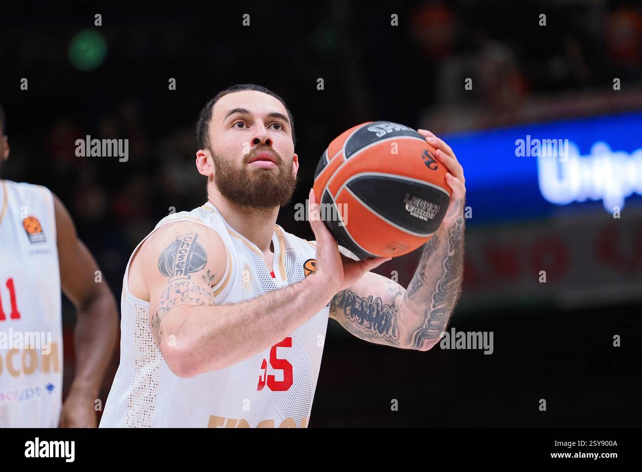 Mike James (AS Monaco) during EA7 Emporio Armani Milano vs AS Monaco ...
