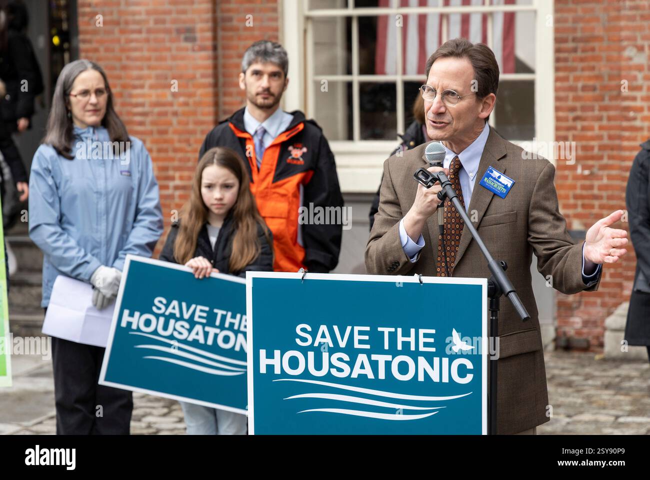 Feb. 27, 2025. Boston, MA. John Rumpler, Environment Massachusetts, Sr ...