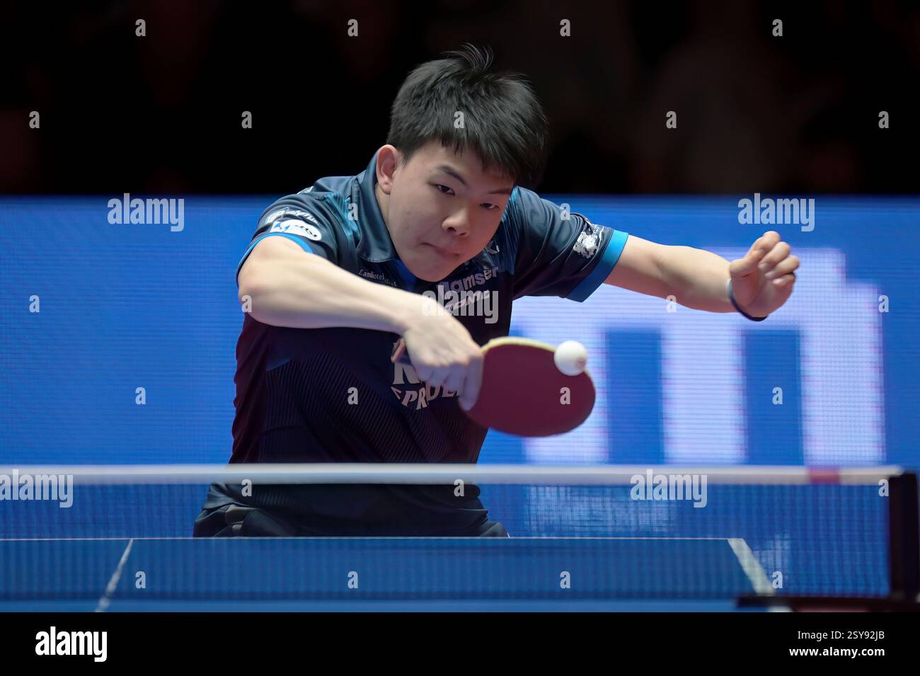 TTBL Borussia Duesseldorf - TTC RhoenSprudel Fulda-Maberzell am 27.02.2025 im ARAG CenterCourt ...