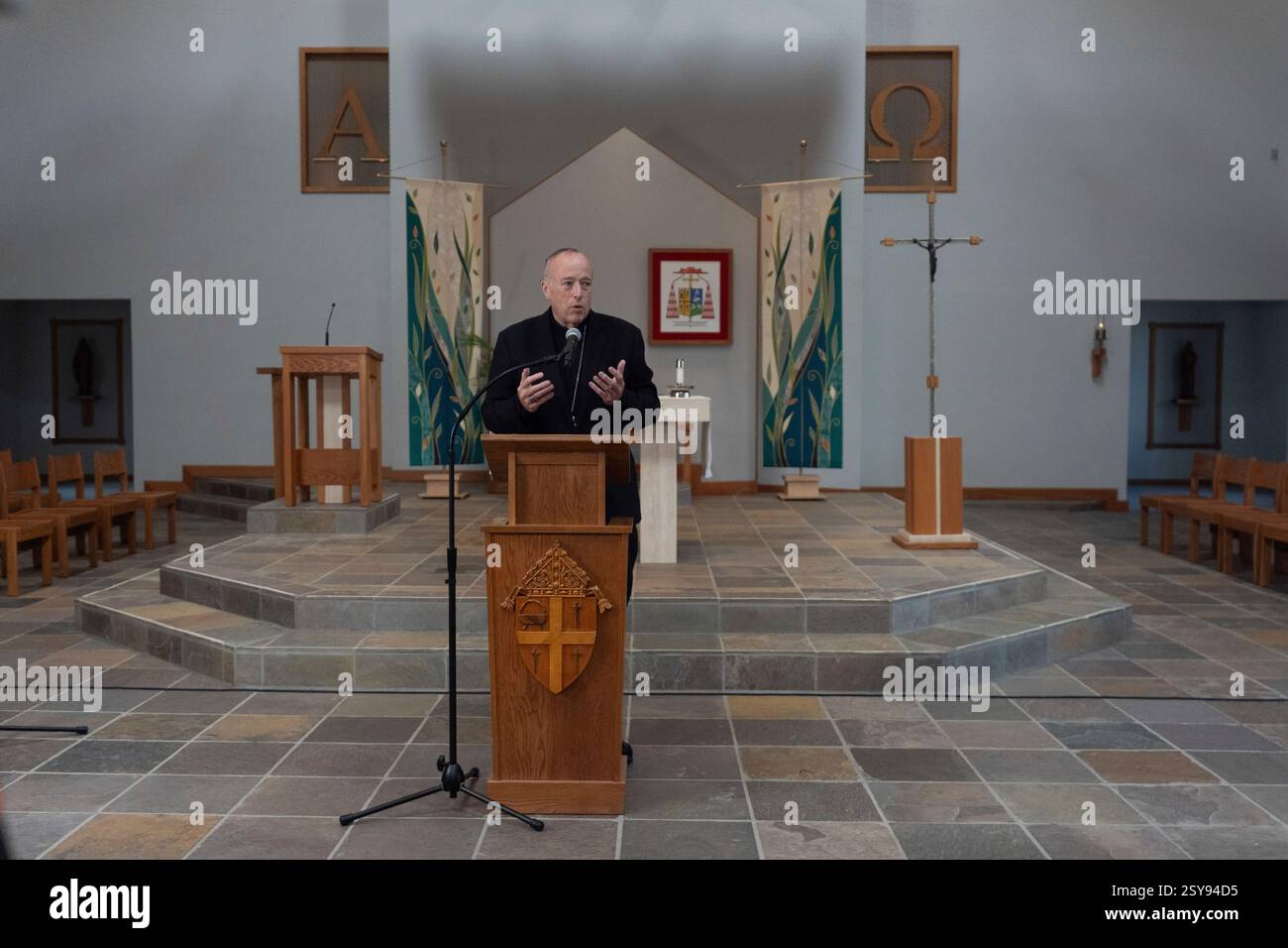 Cardinal Robert McElroy of San Diego, who was named in January as the ...