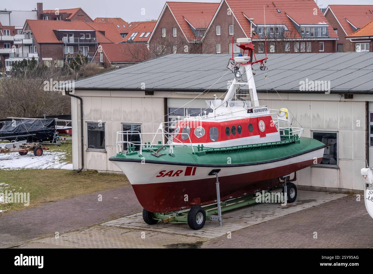 Die Ostfriesische Nordseeinsel Juist im Winter, das ehemalige ...