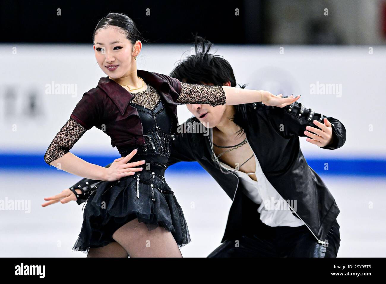 Sara KISHIMOTO & Atsuhiko TAMURA (JPN), during Junior Ice Dance Free ...