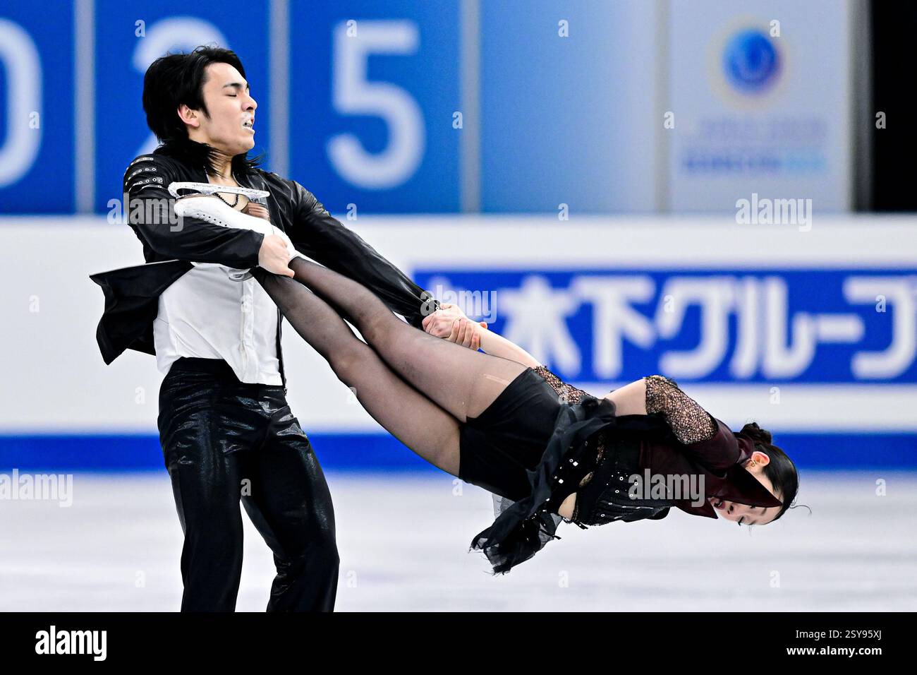 Sara KISHIMOTO & Atsuhiko TAMURA (JPN), during Junior Ice Dance Free ...