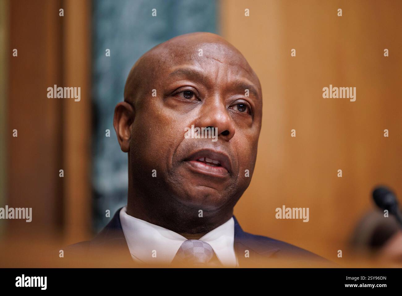 Washington, United States. 27th Feb, 2025. Senator Tim Scott (R-SC) is ...