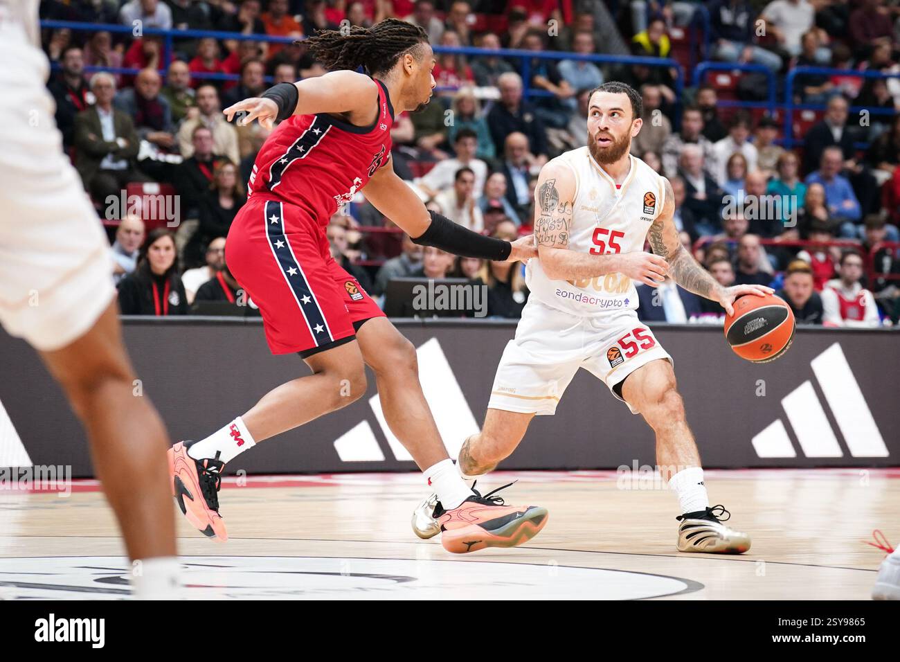 Mike James (AS Monaco) during EA7 Emporio Armani Milano vs AS Monaco ...
