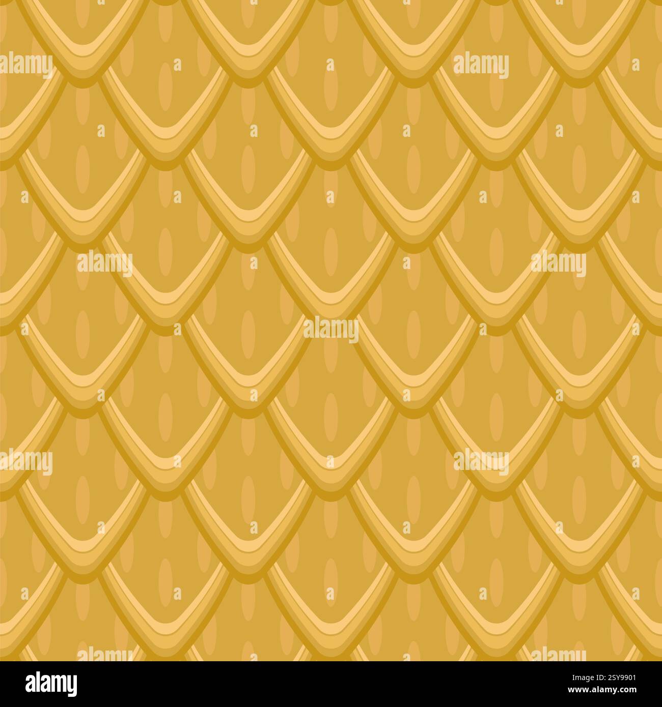 snake pattern. Yellow dragon scale. Fish seamless texture. Gold skin ...