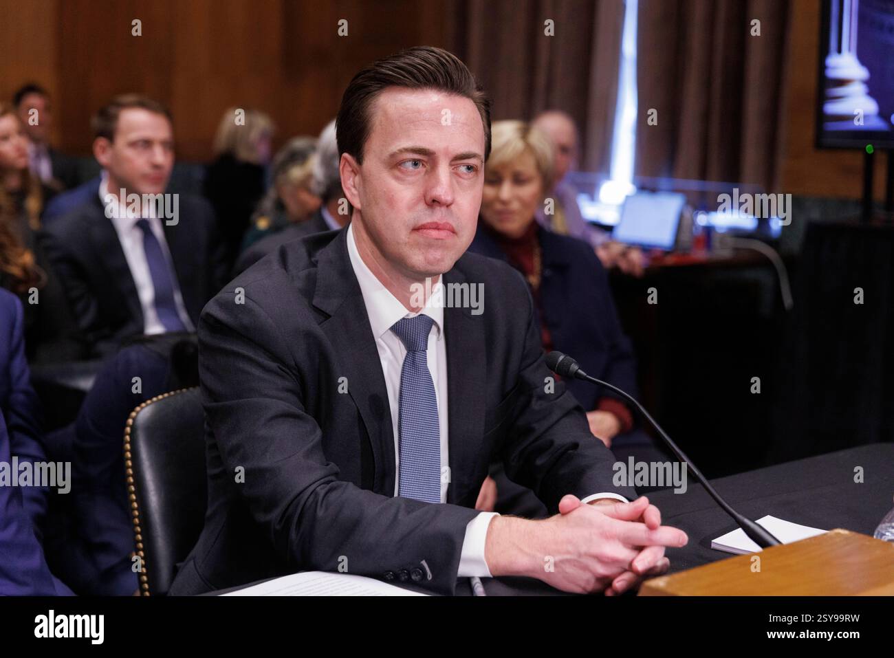 Washington, United States. 27th Feb, 2025. Jonathan McKernan, nominee ...