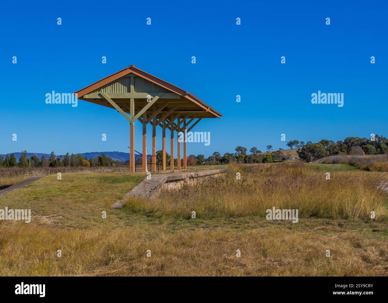 Structures at the Old abandoned Wallangarra Train Station, Wallangarra ...