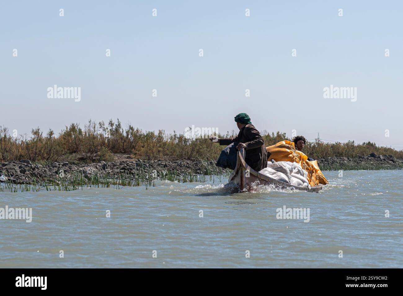 Boat trip in the Mesopotamian / Iraqi Marshes with the so called Marsh ...