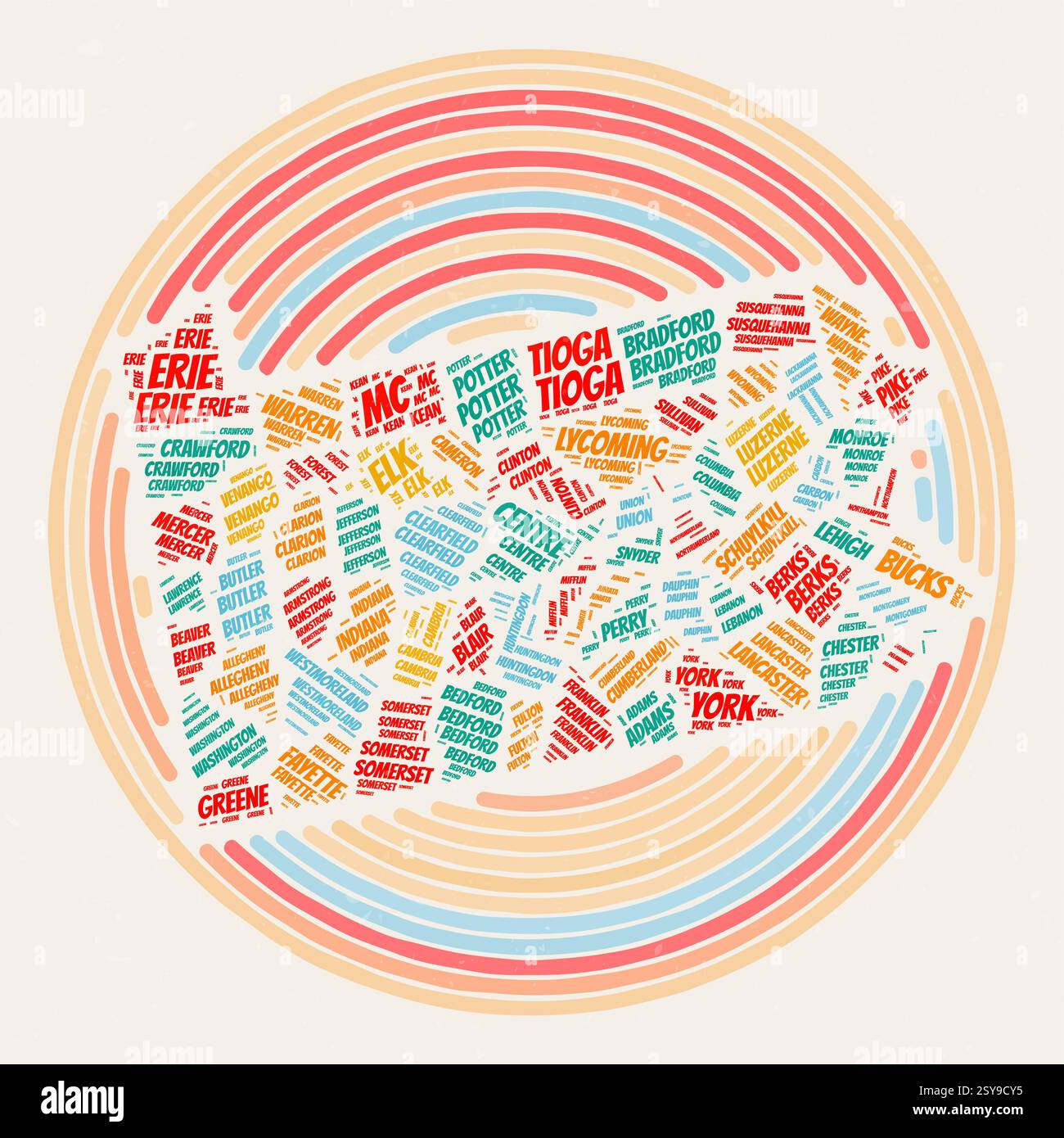 Bucks vector map hi-res stock photography and images - Alamy