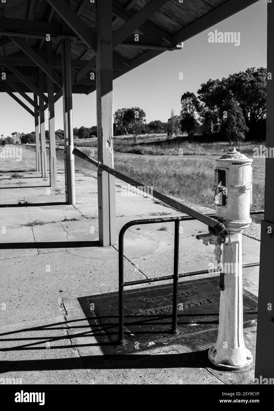 Structures at the Old abandoned Wallangarra Train Station, Wallangarra ...