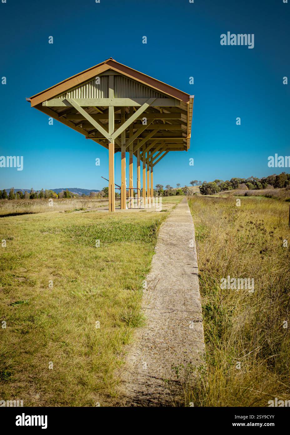 Structures at the Old abandoned Wallangarra Train Station, Wallangarra ...