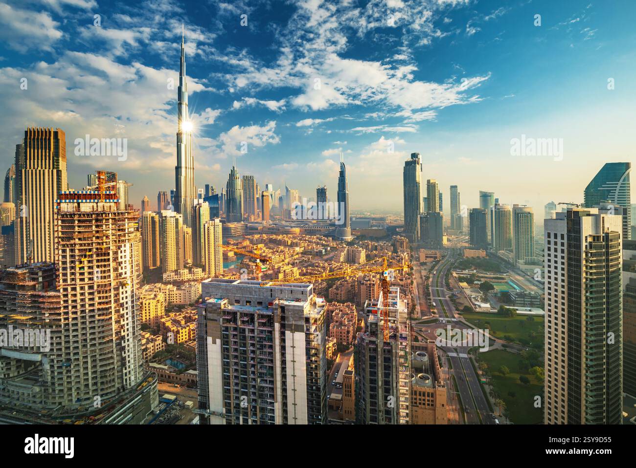Dubai, kalifa, city, center, UAE, arab, asia Stock Photo - Alamy