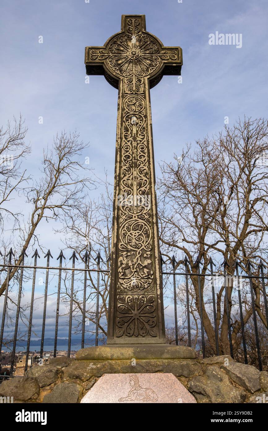 Edinburgh, Scotland - February 15th 2023: Monument dedicated to Colonel ...