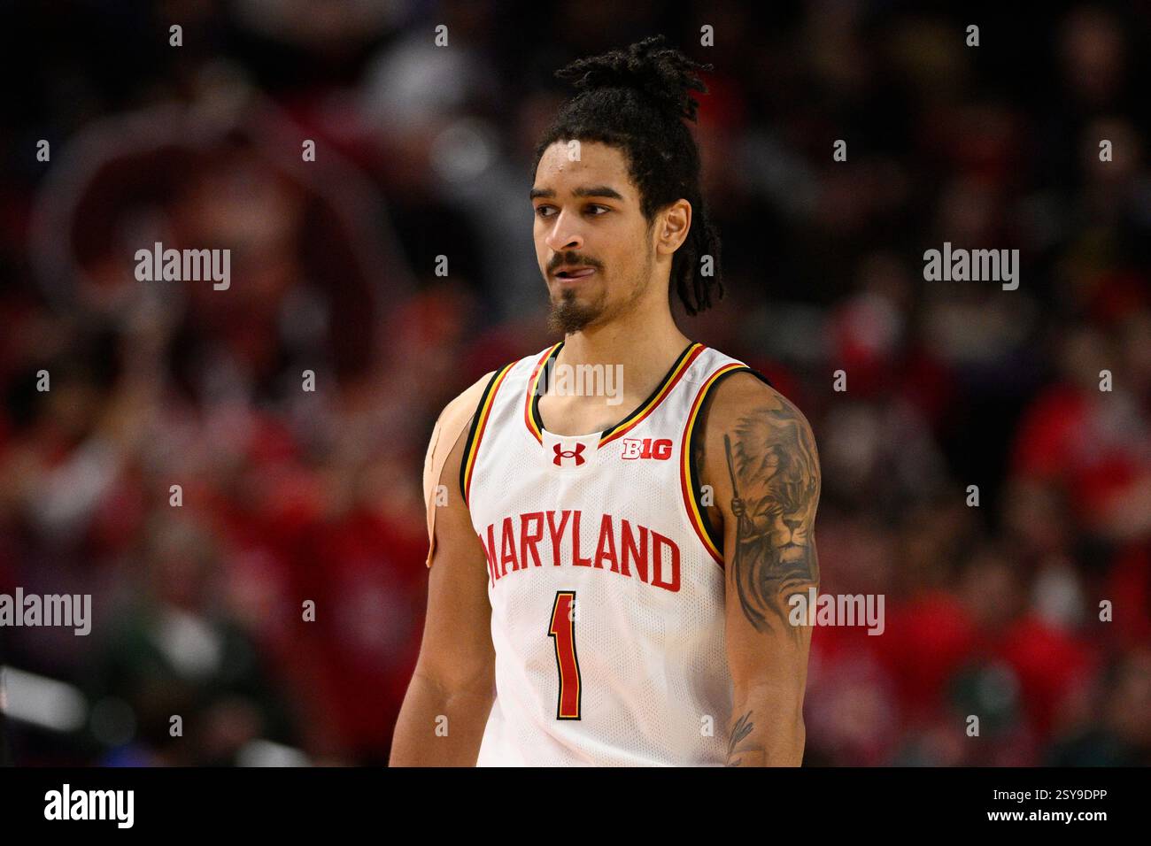 Maryland guard Rodney Rice (1) in action during the second half of an ...