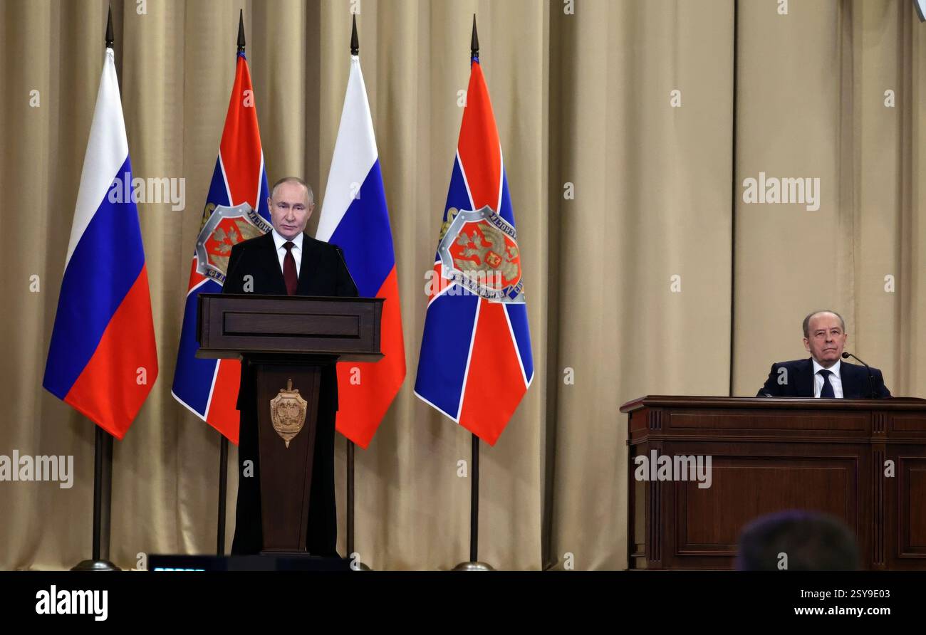 Moscow, Russia. 27th Feb, 2025. Russian President Vladimir Putin ...