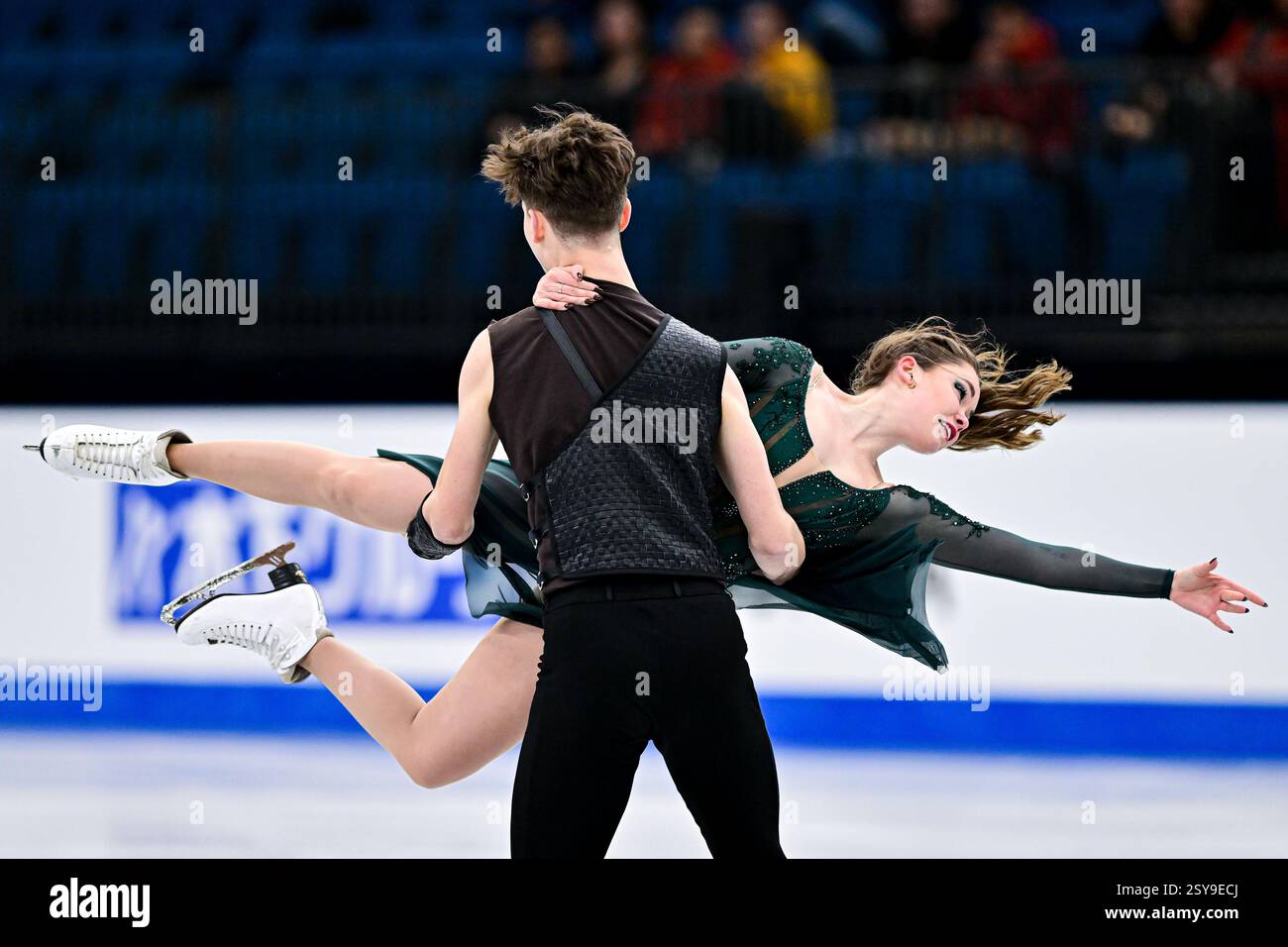 Sandrine GAUTHIER & Quentin THIEREN (CAN), during Junior Ice Dance Free ...