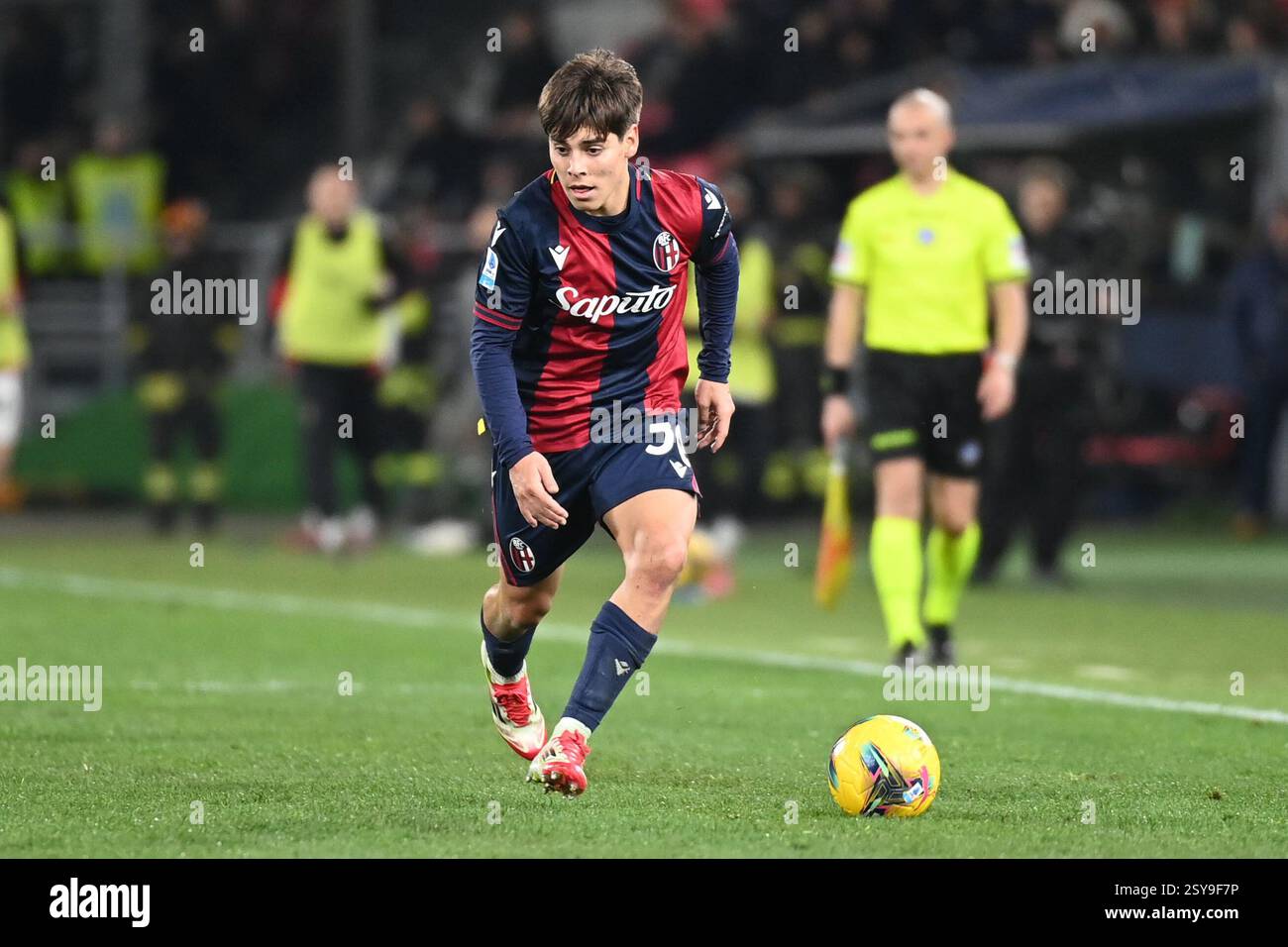 Bologna, Italy. 27th Feb, 2025. Benjamin Dominguez (Bologna Fc9 in ...
