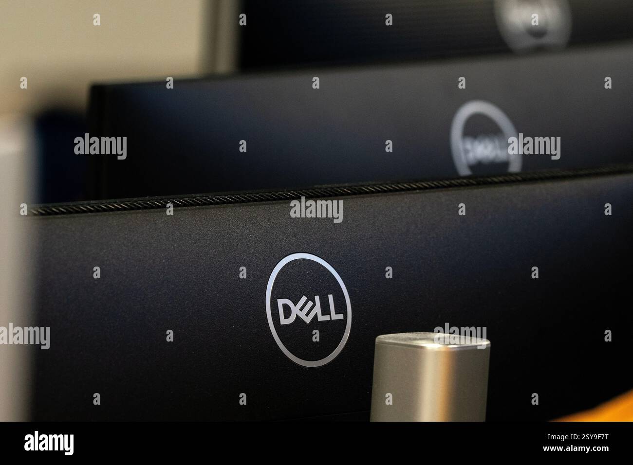 Toronto, Canada. 27th Feb, 2025. The Dell corporate logo is seen on ...
