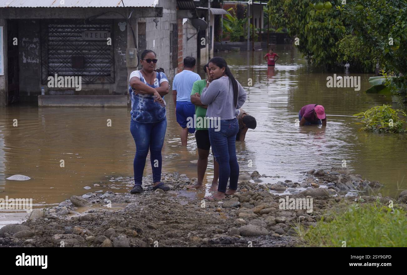 GYE FLOODING BABAHOYO Pimocha, Los Rios, Thursday, February 27, 2024 ...
