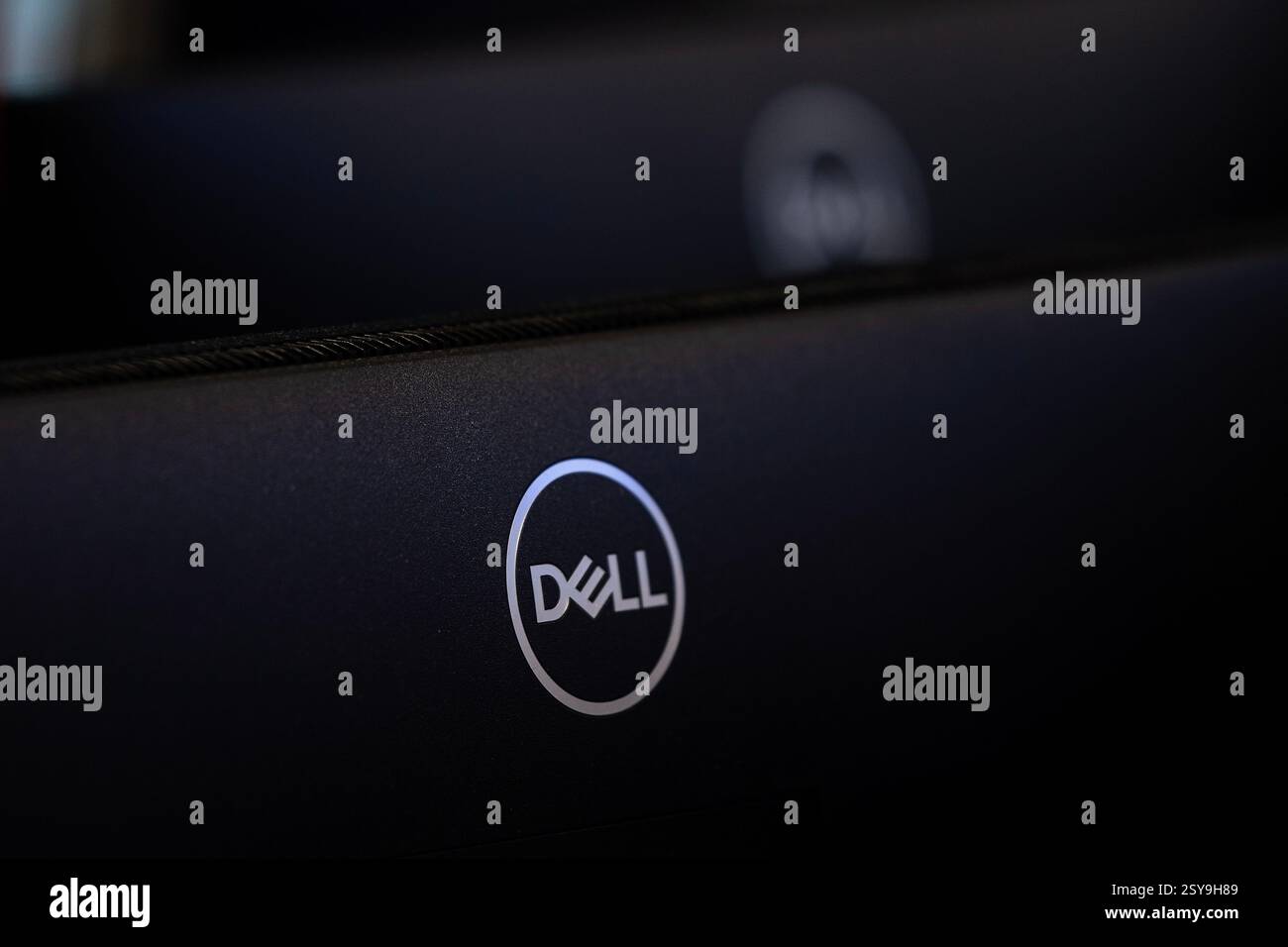 Toronto, Canada. 27th Feb, 2025. The Dell corporate logo is seen on ...