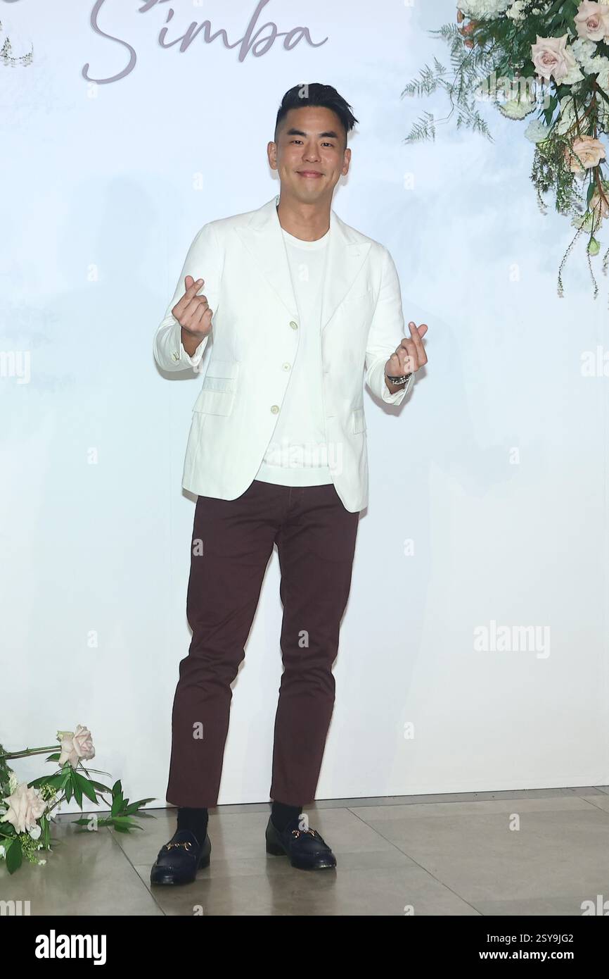 TAIPEI, CHINA - FEBRUARY 27, 2025 - A view of the wedding reception of ...