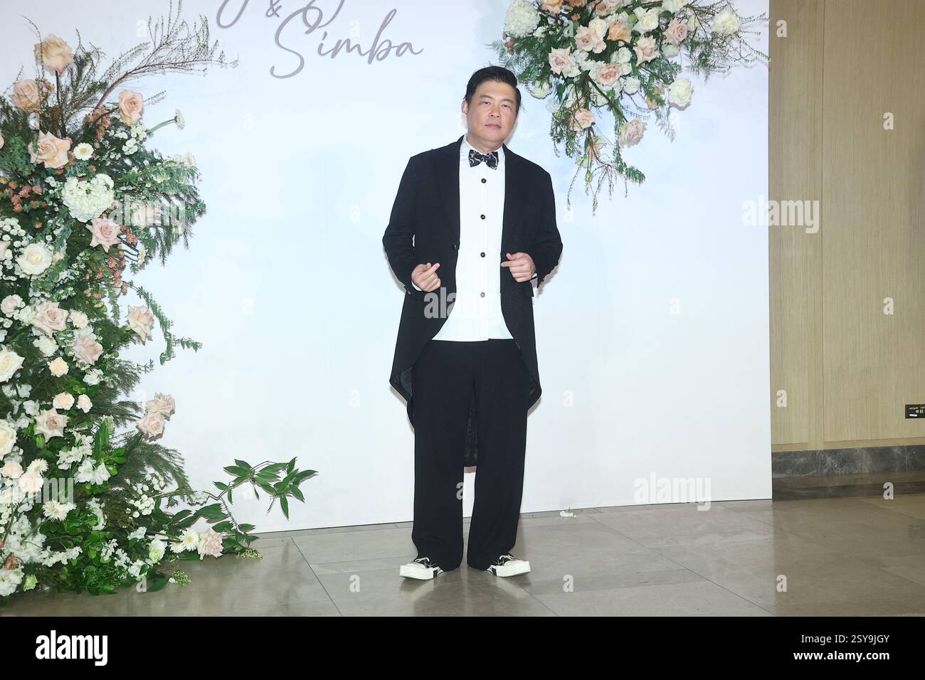TAIPEI, CHINA - FEBRUARY 27, 2025 - A view of the wedding reception of ...