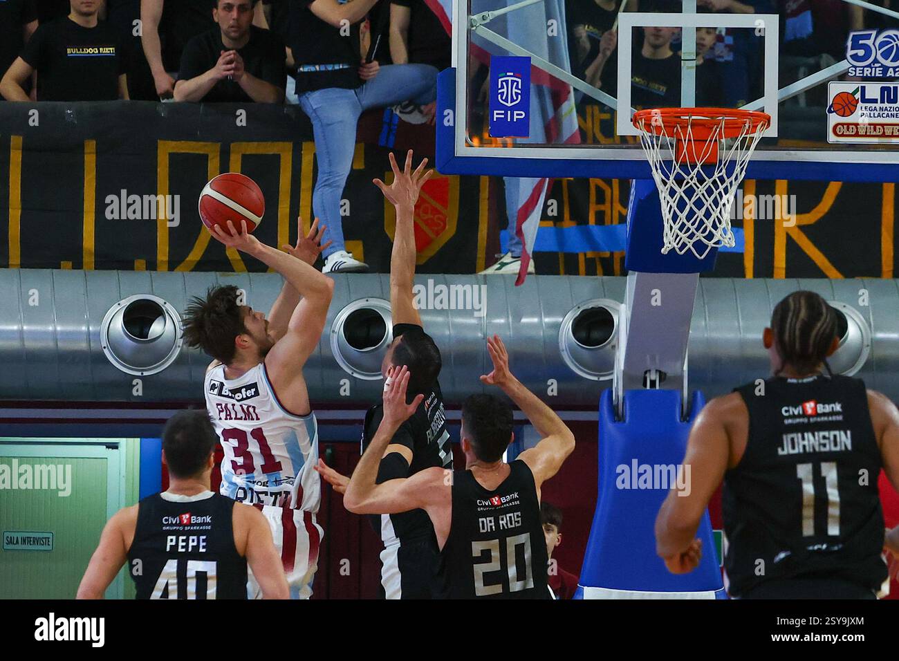 2/26/2025 - PALMI RIETI during Real Sebastiani Rieti vs Apu Old Wild ...
