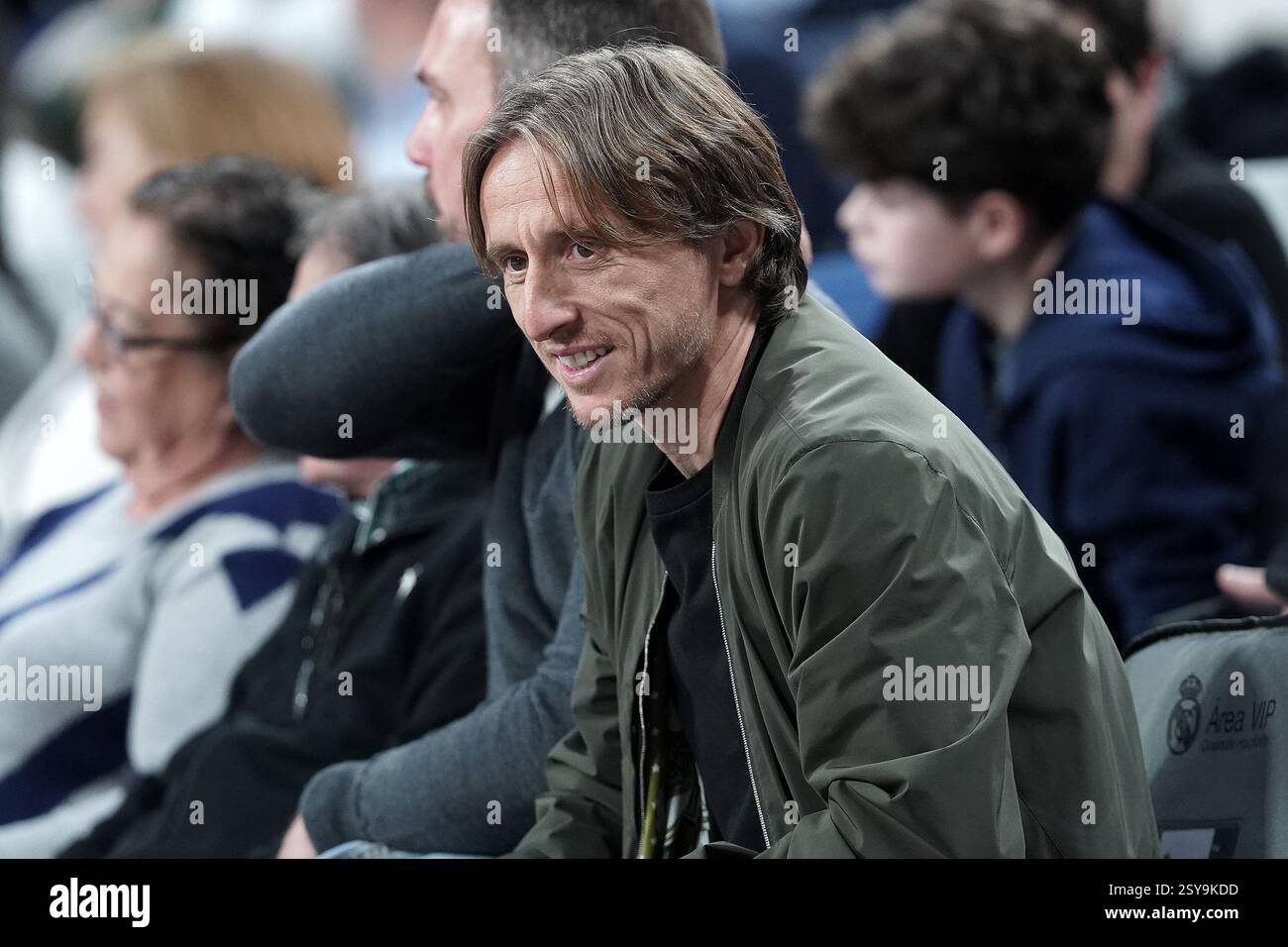 Madrid, Spain. 27th Feb, 2025. Real Madrid football team player Luka ...