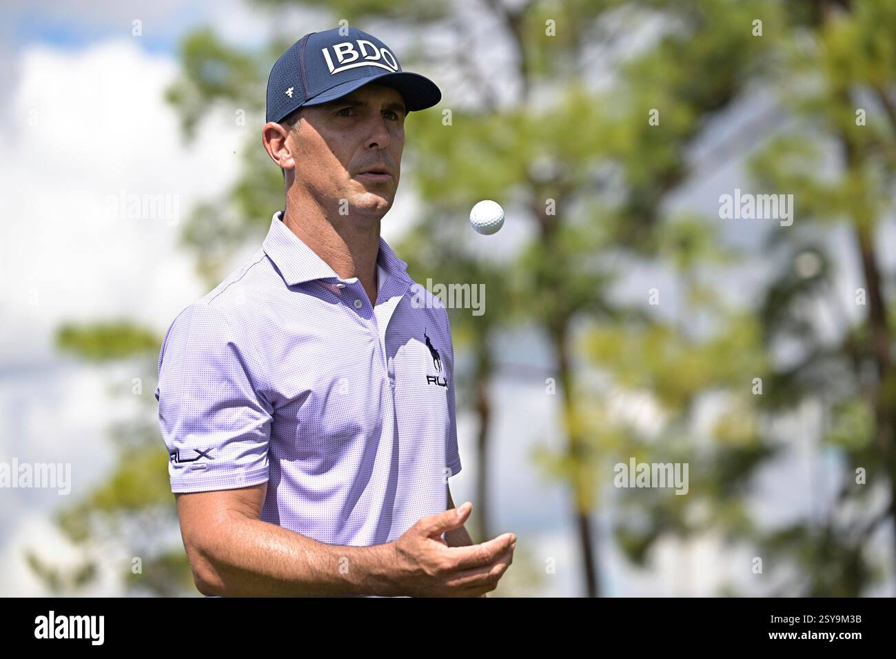 PALM BEACH GARDENS, FL - FEBRUARY 27: Billy Horschel plays in the ...