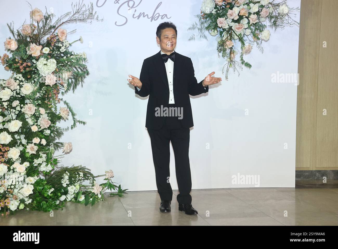TAIPEI, CHINA - FEBRUARY 27, 2025 - A view of the wedding reception of ...