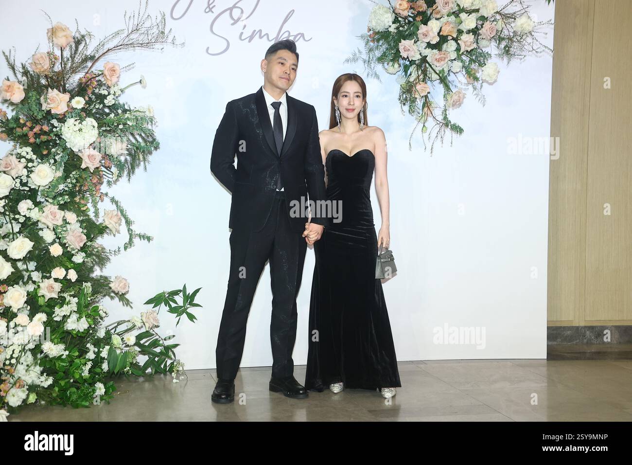 TAIPEI, CHINA - FEBRUARY 27, 2025 - A view of the wedding reception of ...