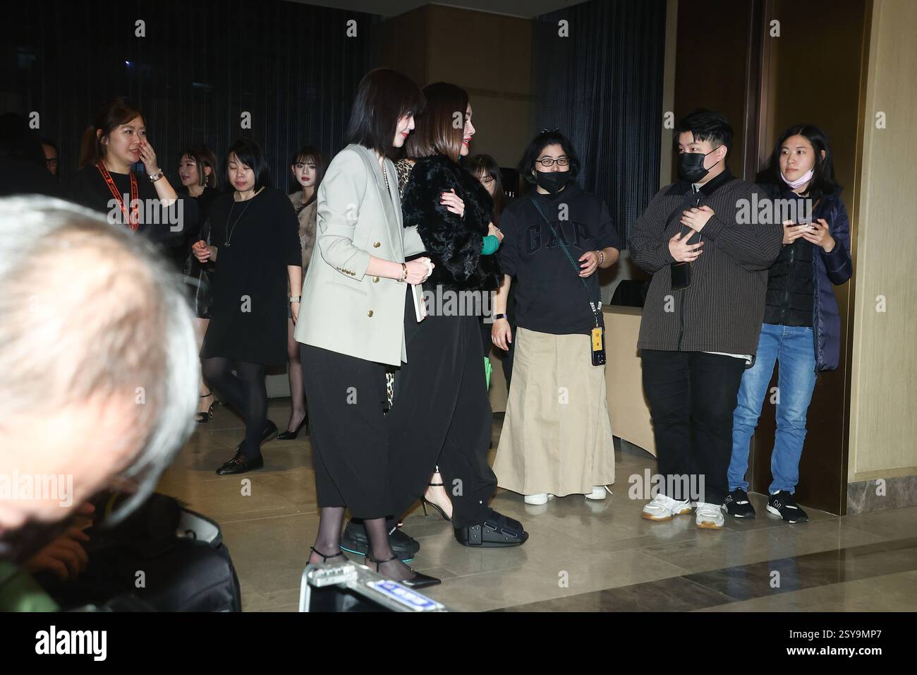 TAIPEI, CHINA - FEBRUARY 27, 2025 - A view of the wedding reception of ...