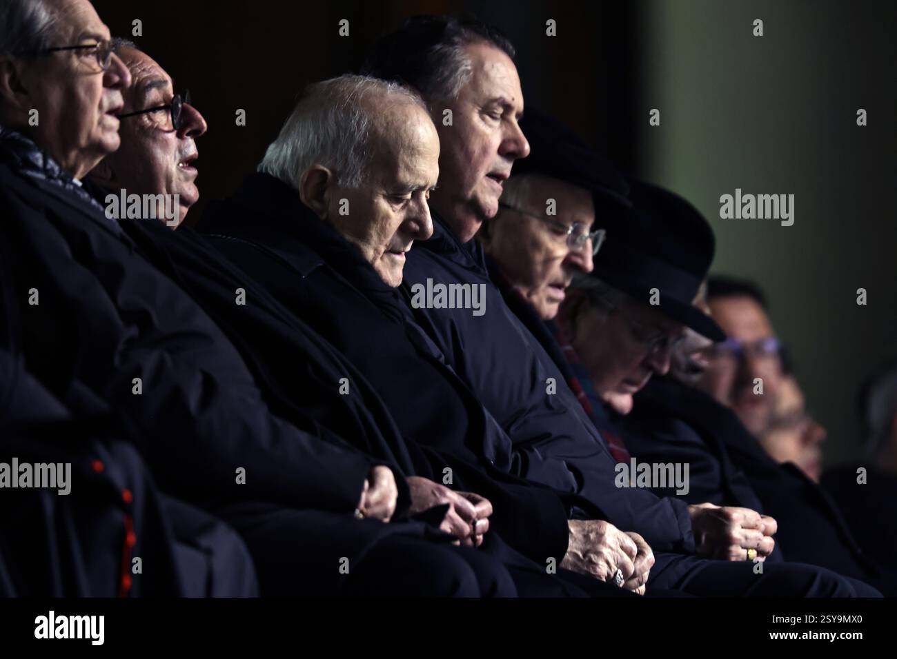 February 27, 2025 - Vatican City. Cardinal BALDASSARE REINA leads the ...