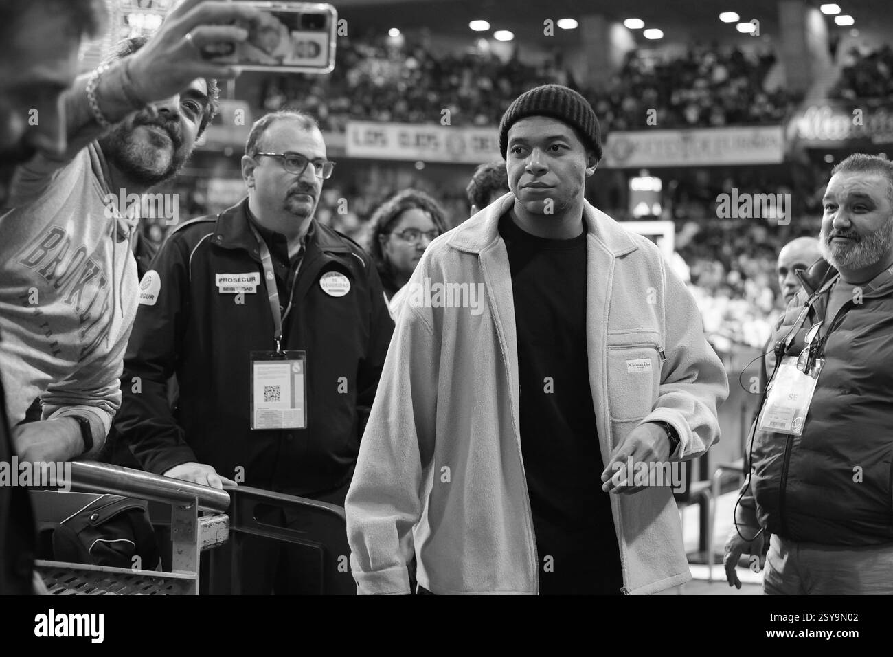 Kylian mbappe real madrid 2025 Black and White Stock Photos & Images ...