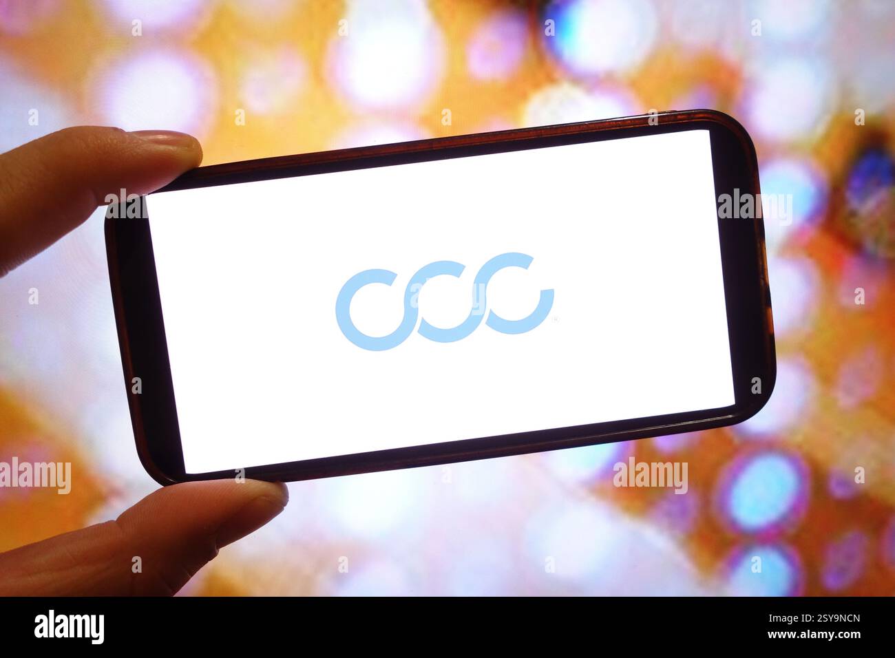 Poland. 26th Feb, 2025. In this photo illustration, the CCC Intelligent ...