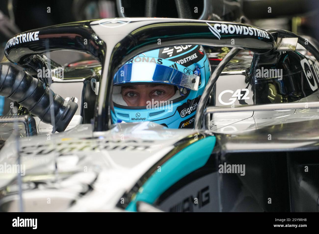 George russell bahrain hi-res stock photography and images - Alamy