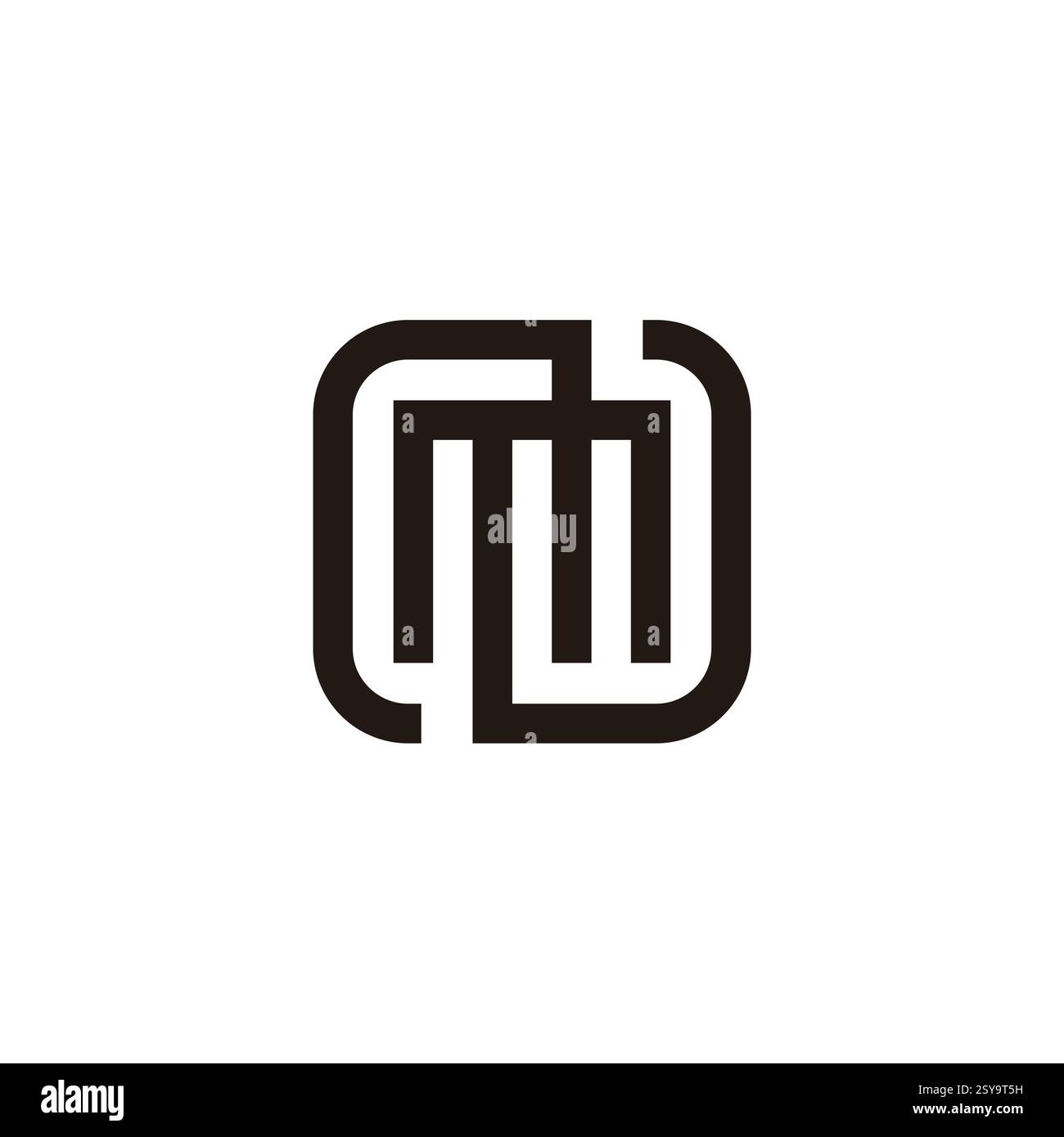 letters nm stripes geometric lines logo vector Stock Vector Image & Art - Alamy