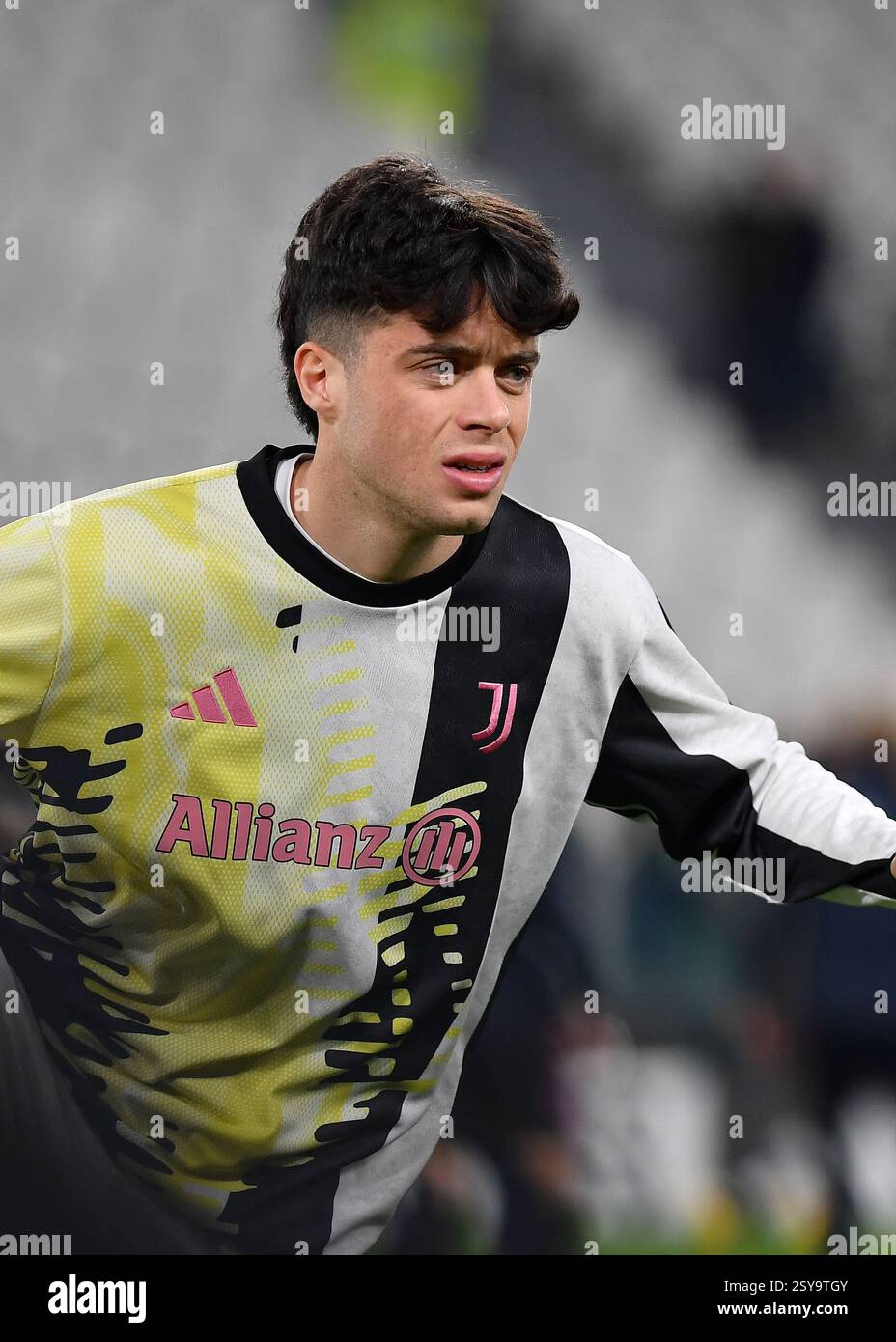 Turin, Italy. 26th Feb, 2025. Alessandro Pietrelli of Juventus FC during the Coppa Italia 2024/ ...