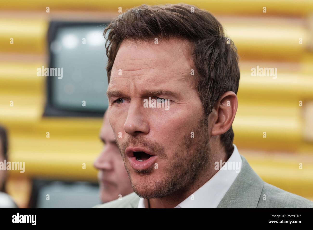 Chris Pratt attend "The Electric State" premiere at Callao Cinema on ...
