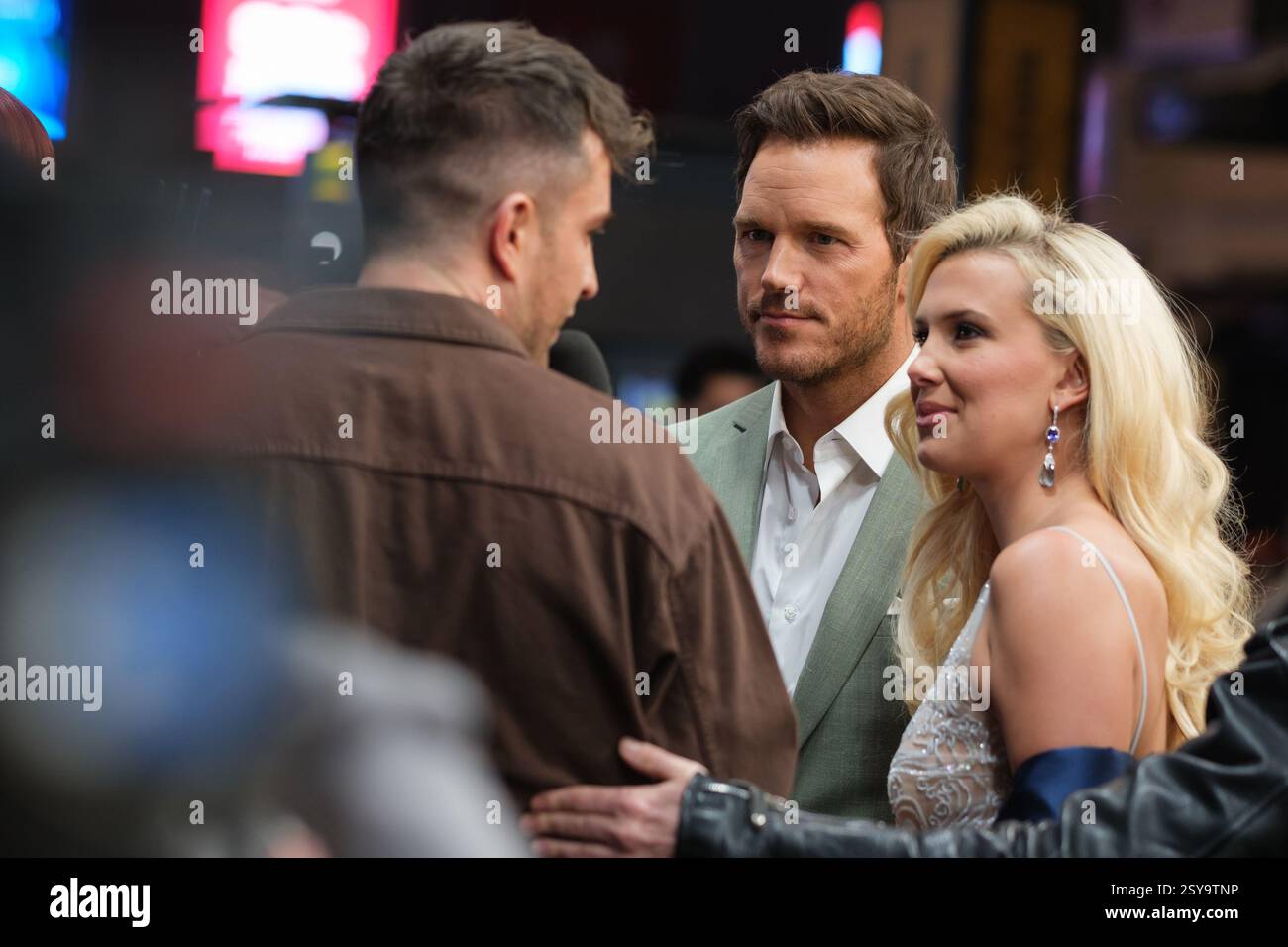Chris Pratt attend "The Electric State" premiere at Callao Cinema on ...