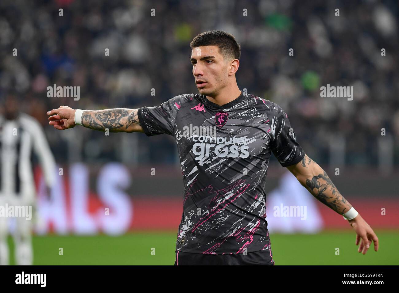 Turin, Italy. 26th Feb, 2025. Luca Marianucci of Empoli FC during the ...