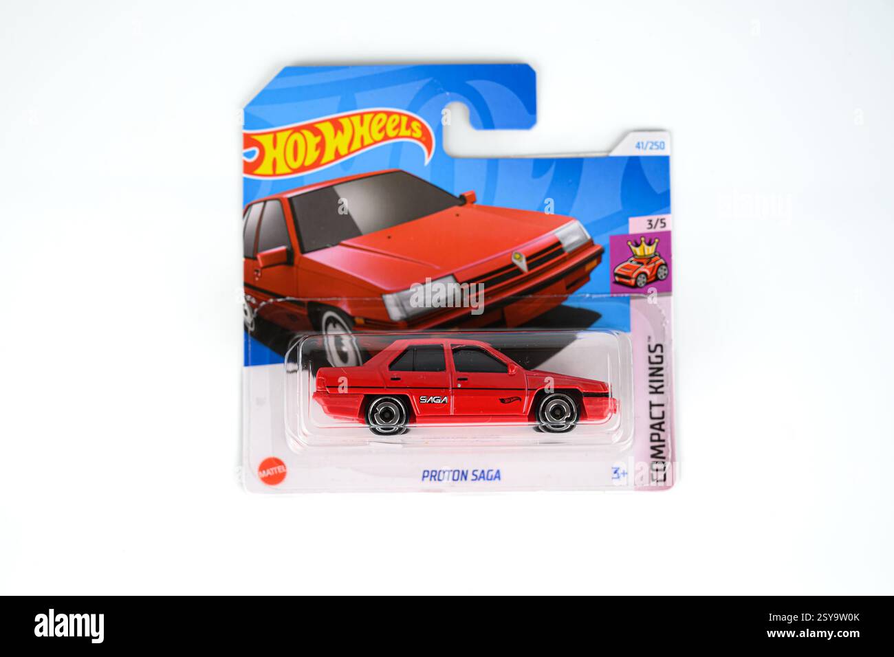 Hot Wheels Proton Saga in box – Wales, UK – 18 February 2025 Stock ...
