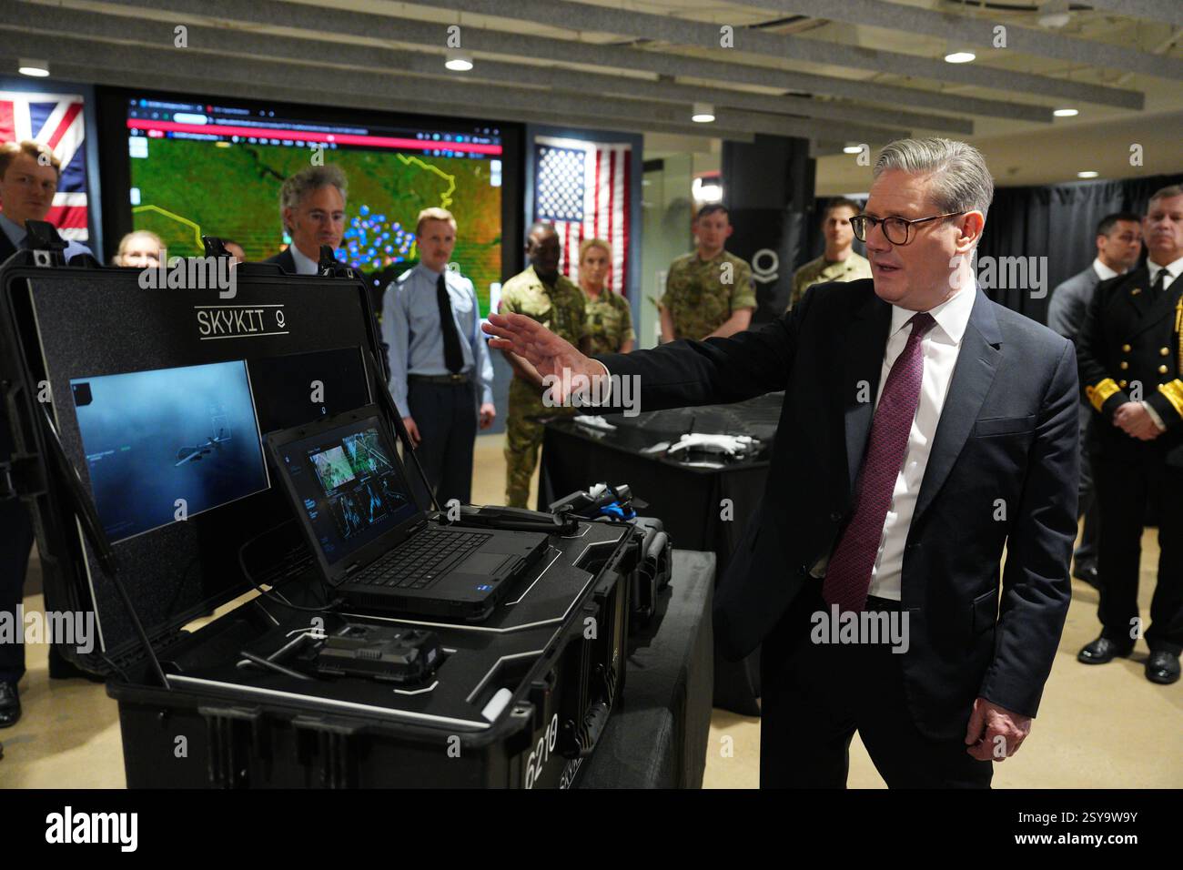 Prime Minister Sir Keir Starmer tours Palantir Technologies ...