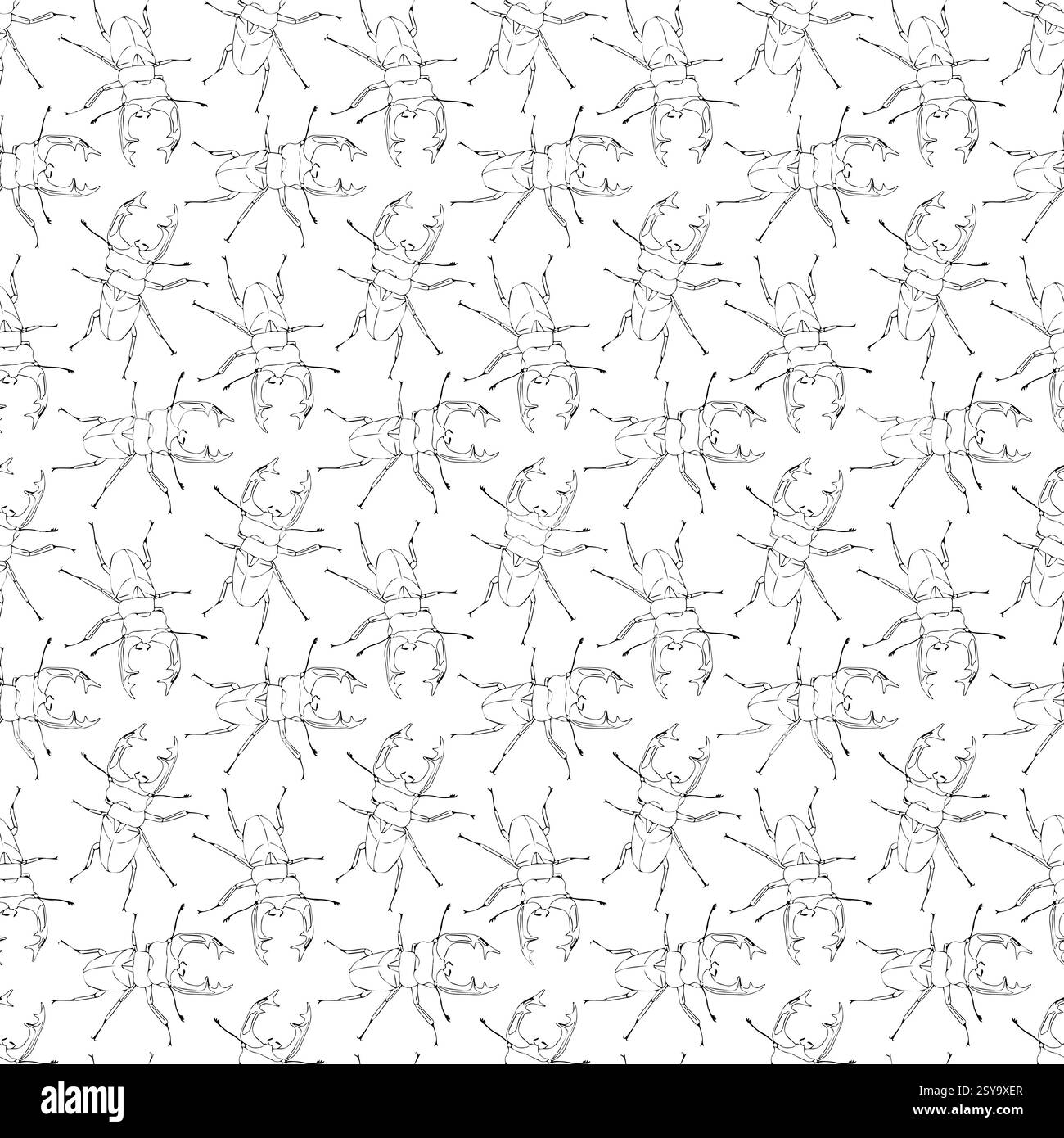 Deer head seamless pattern Cut Out Stock Images & Pictures - Alamy