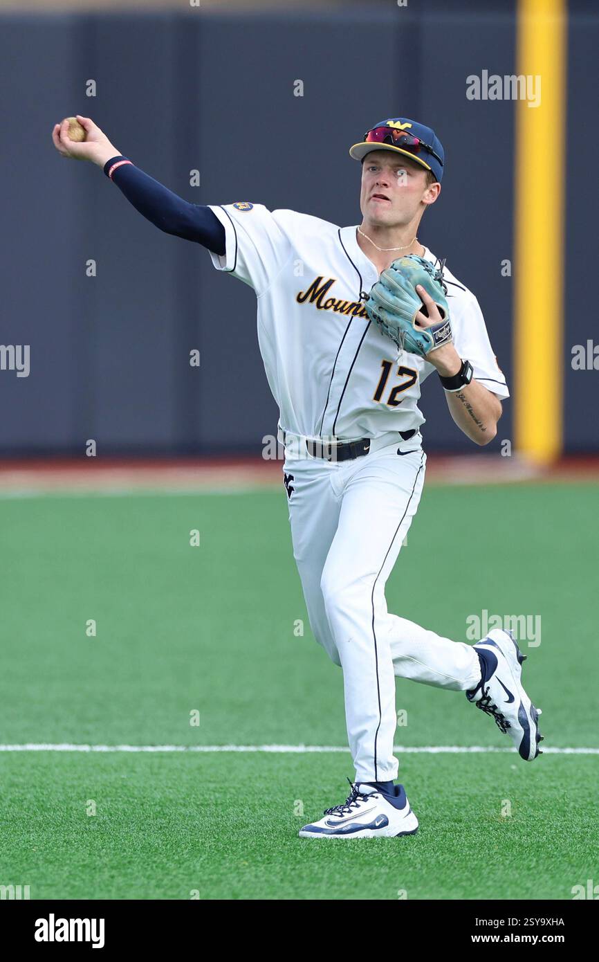 West Virginia's Brodie Kresser (12) in action against Ohio during an ...